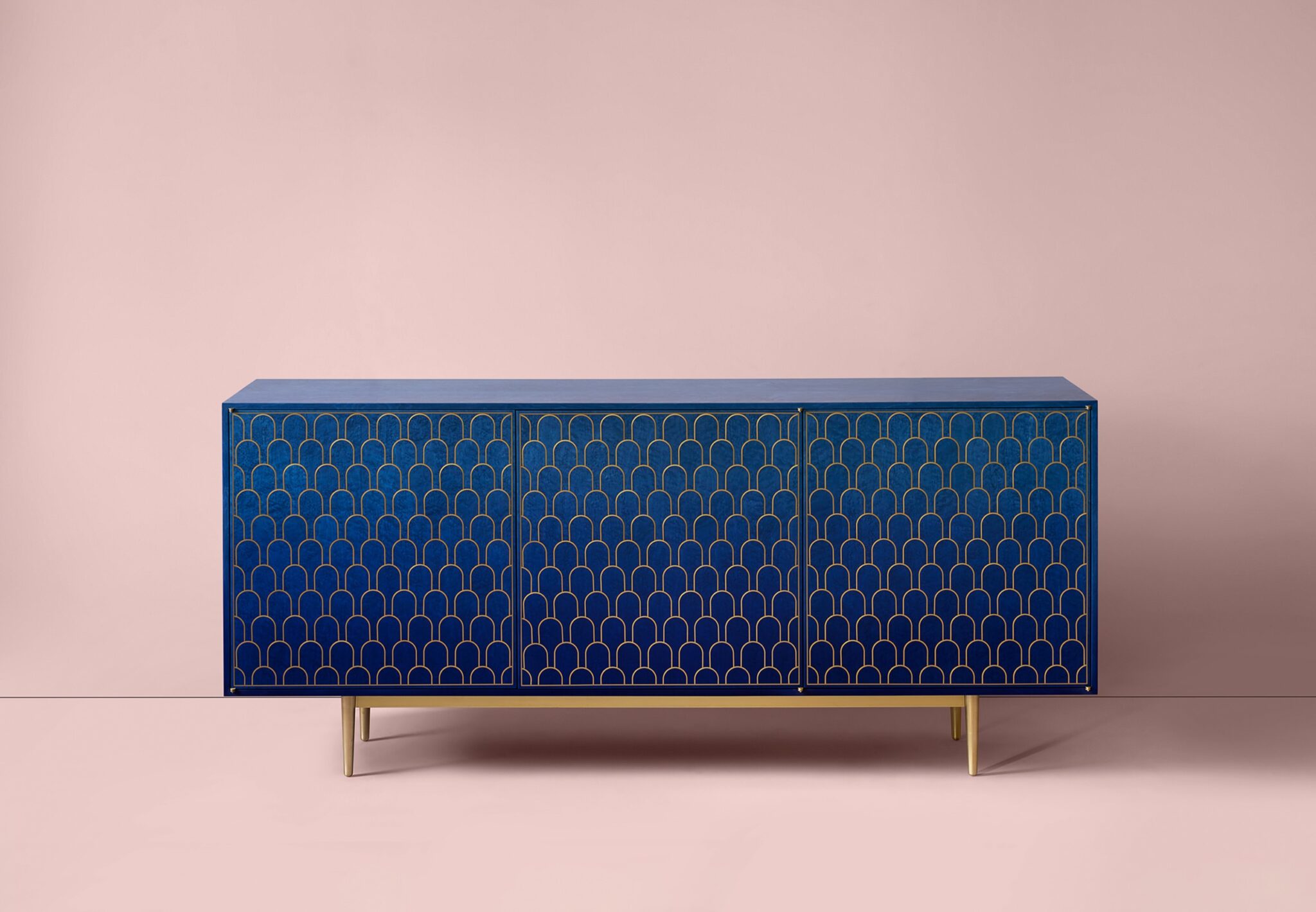 Nizwa 3 Door Cabinet, Ultramarine