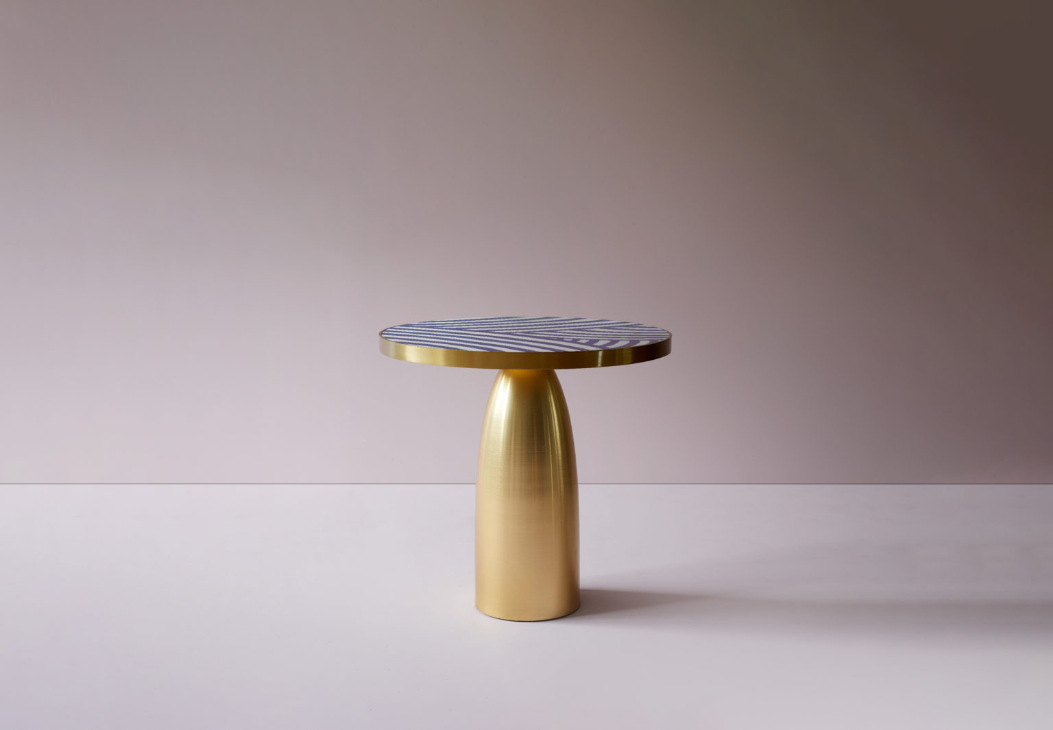 Inky Dhow Lustre side table